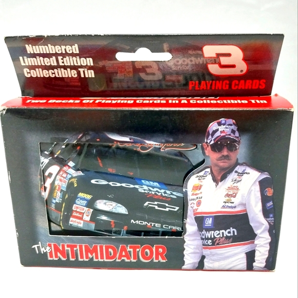 Nascar | Games | Dale Earnhardt Playing Cards In Collectible Tin With ...